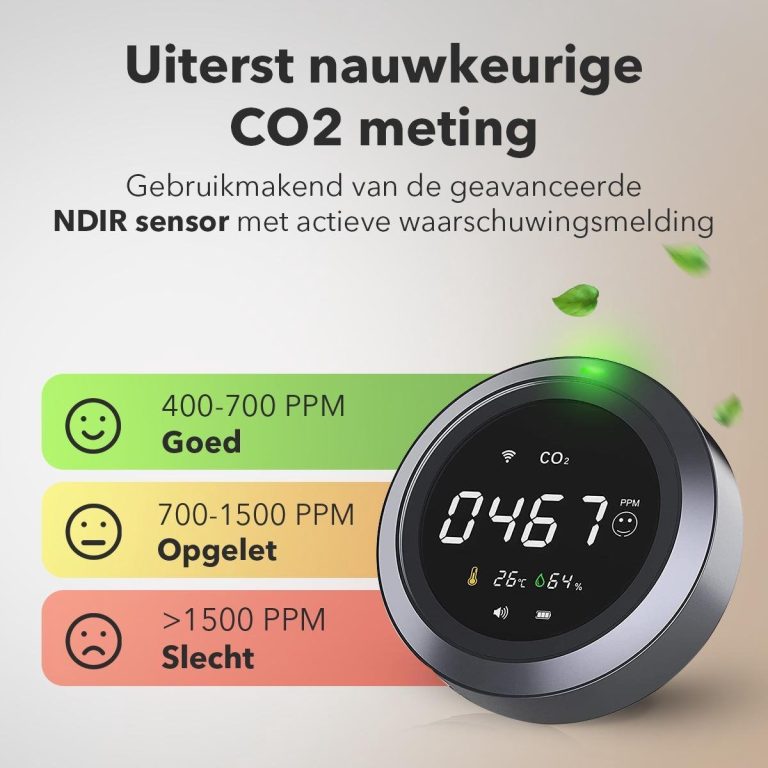Beste CO2 meter van 2023 - Bekijk hier de top 5! - Tresna.nl